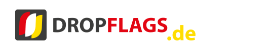 Dropflag selbst gestalten - dropflag beidseitig bedruckt